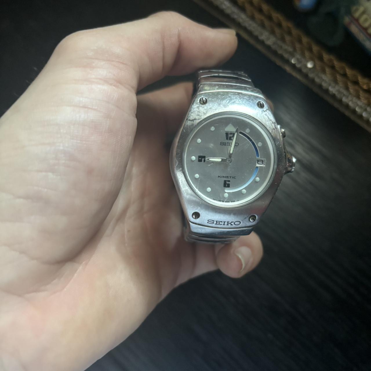Sieko kinetic watch - Depop