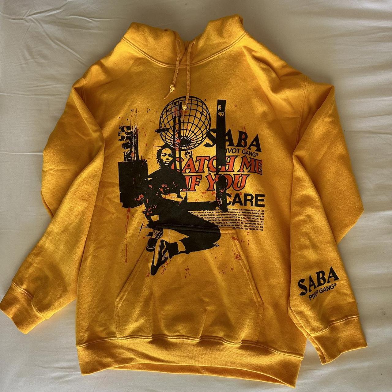 Saba 2019 Catch Me If You Can Tour Merch Hoodie... - Depop