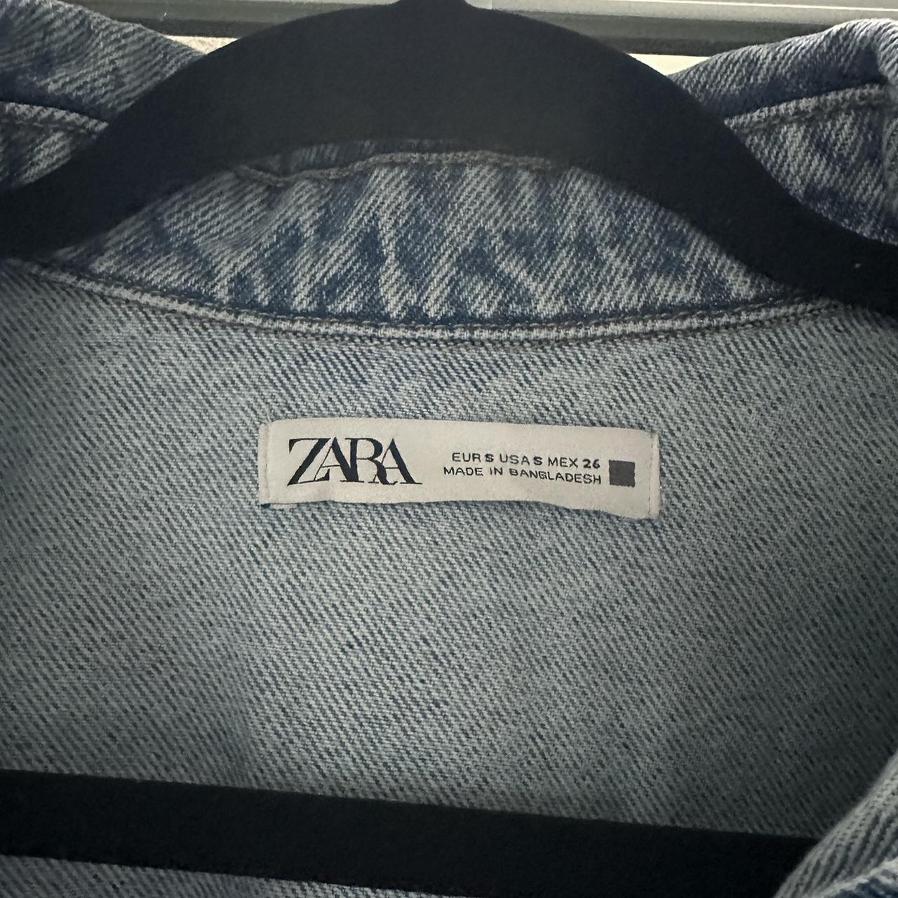 Beautiful Zara Denim Jacket Size small Worn 1... - Depop