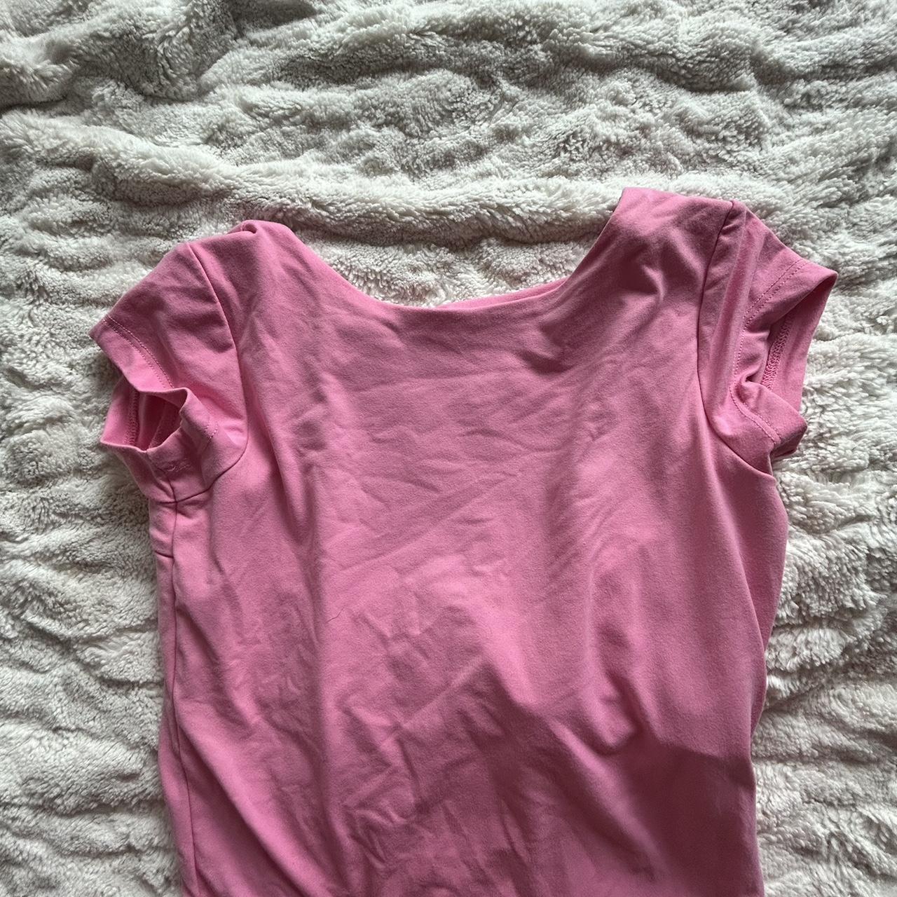 Glassons backless pink shirt, size xs #glassons... - Depop