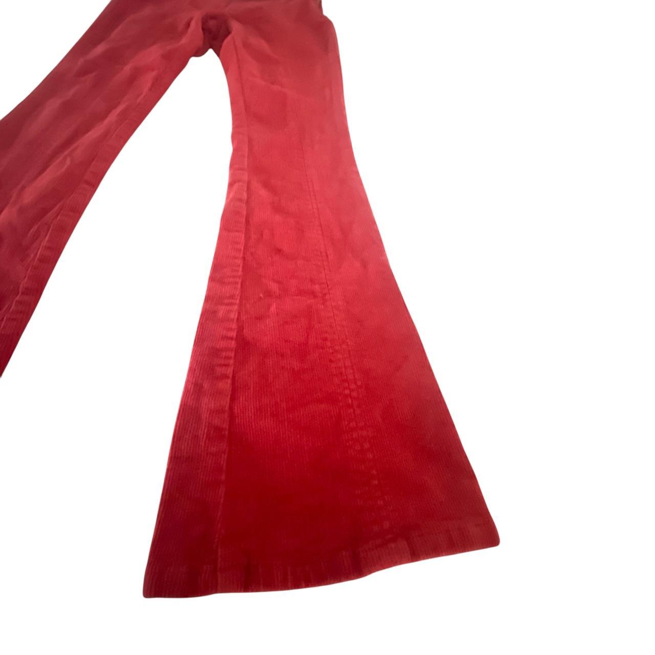 These vibrant red corduroy pants from Forever 21 are... | Depop