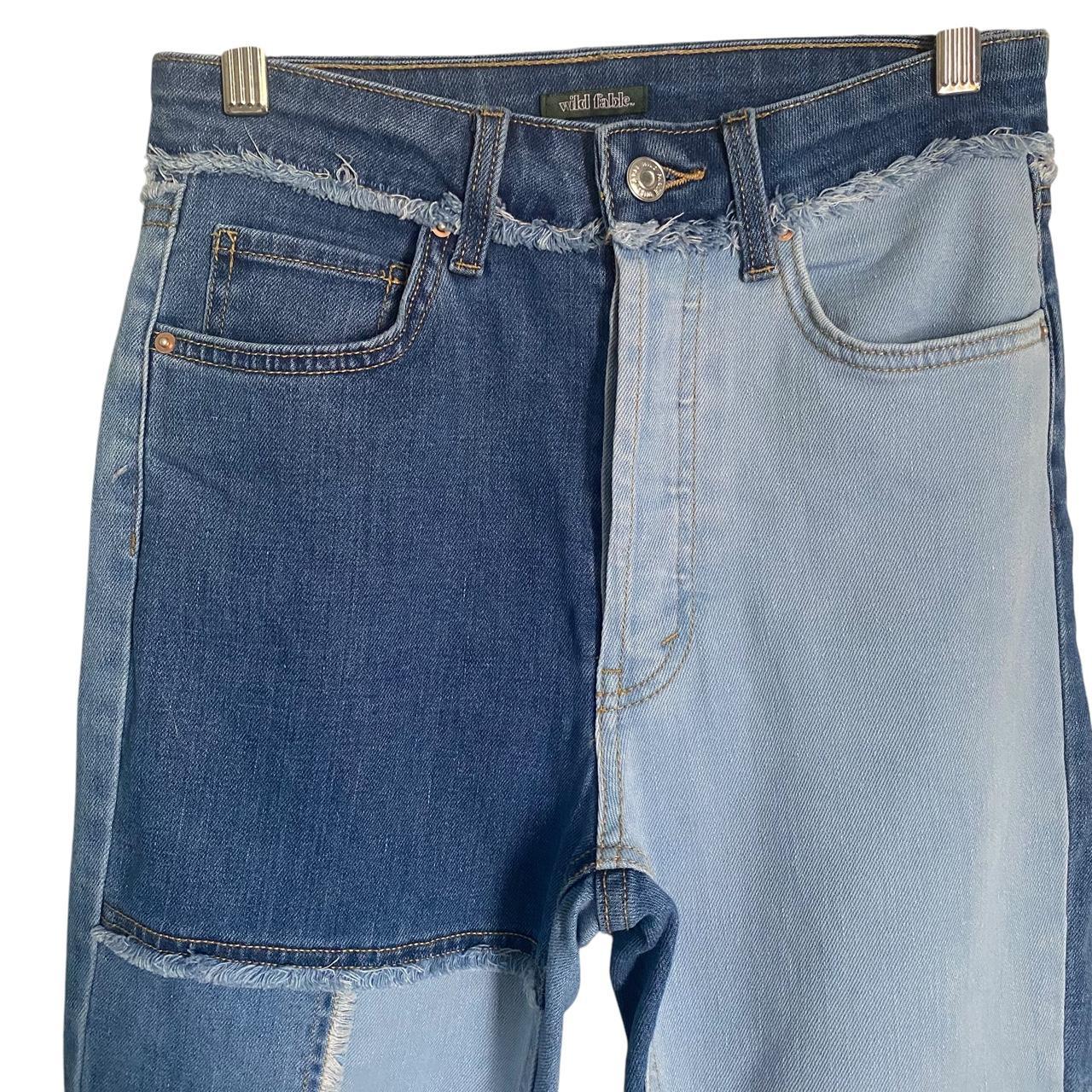 High-waisted patchwork denim jeans #patchworkdenim | Depop