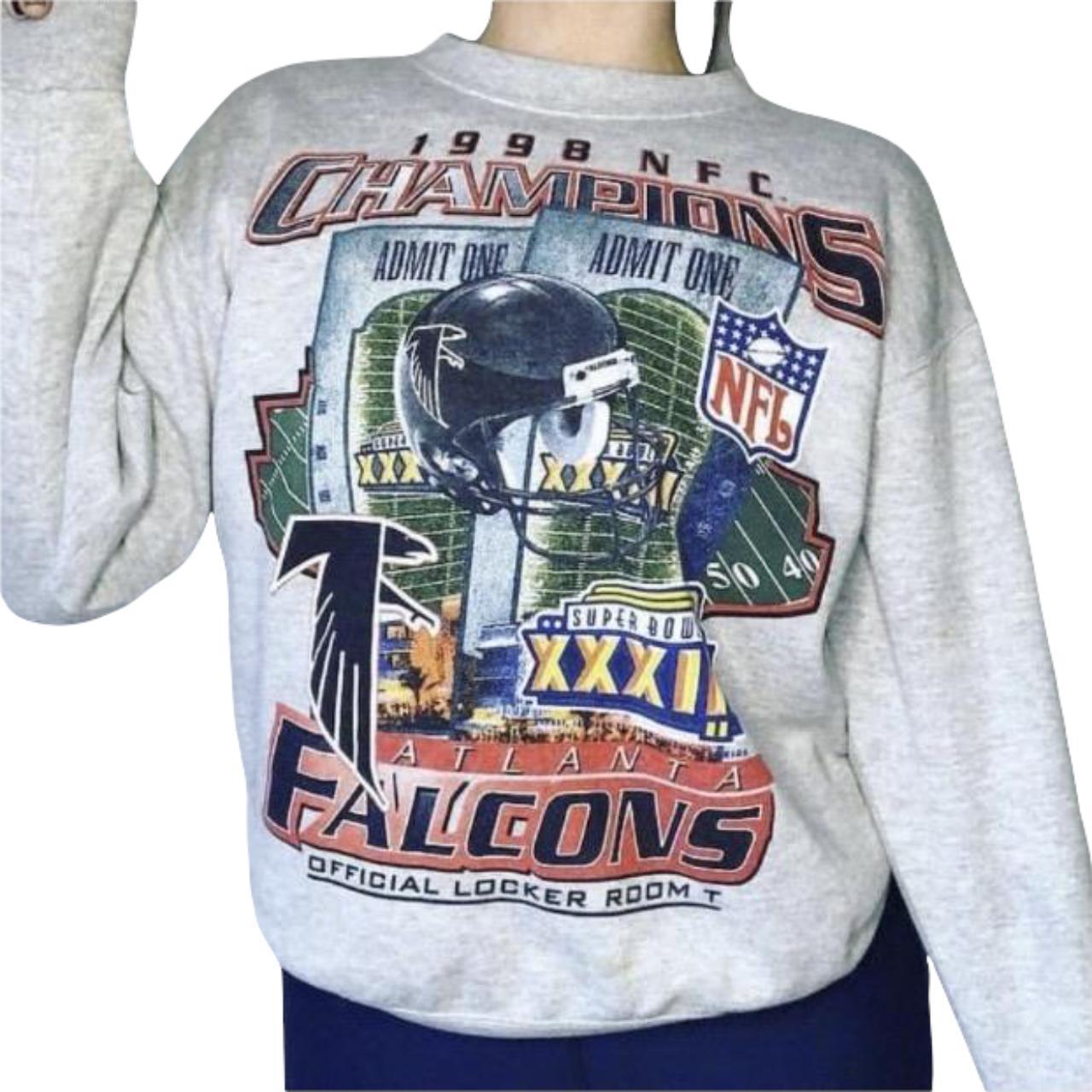 Vintage 1998 AtlantaFalcons NFC Champs Starter... - Depop