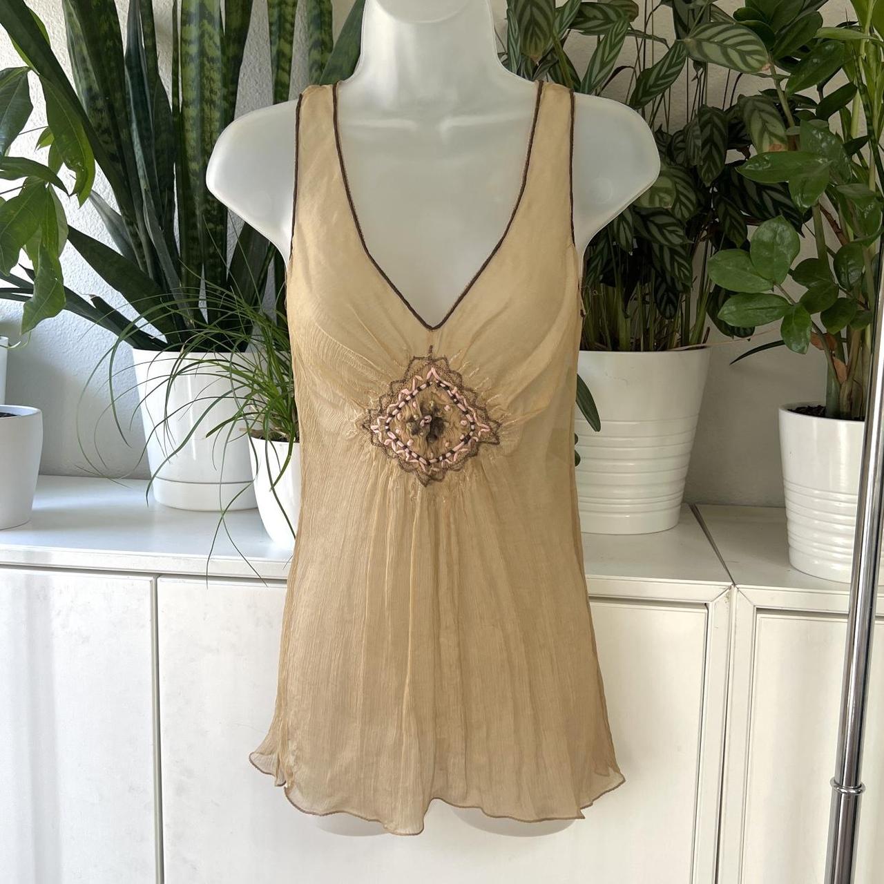 Beautiful Sheer Tank Super delicate, light soft... - Depop