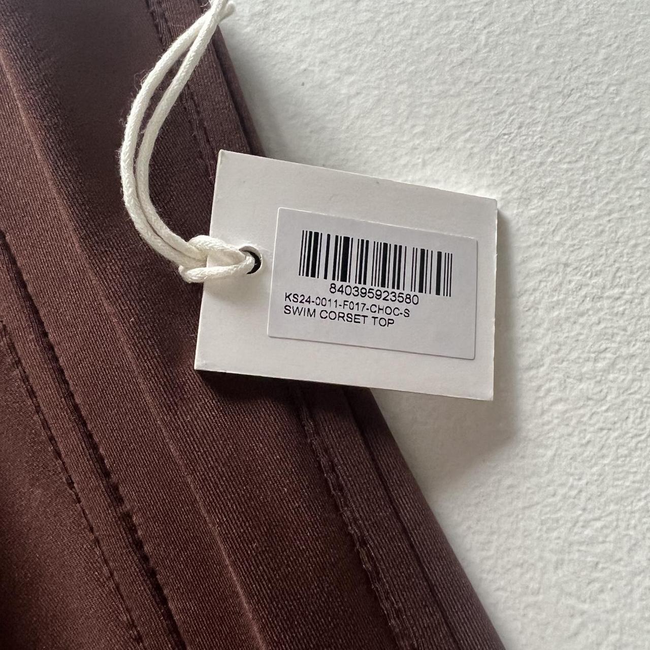 KHY Swim Corset Color: Chocolate Brown Size:... - Depop