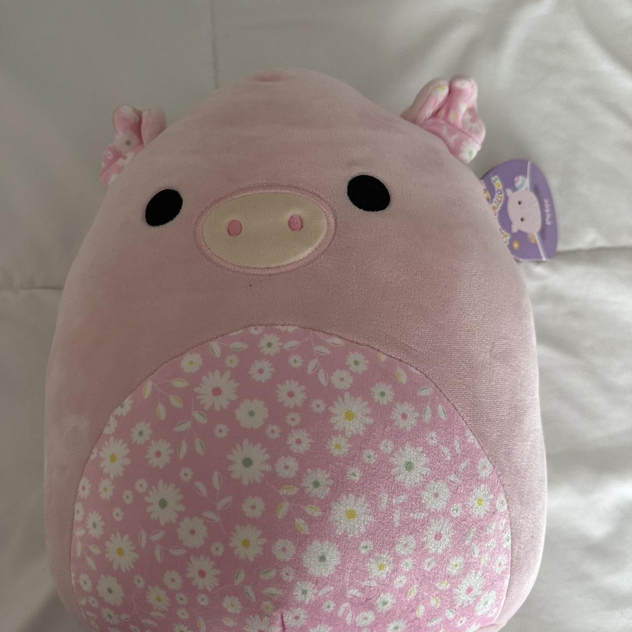 Peter Pig squishmallow Spring flower print New with... - Depop