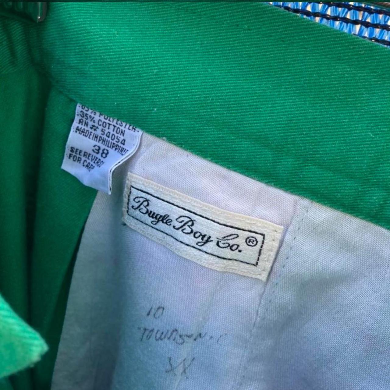 Bugle Boy Men's Green Shorts | Depop