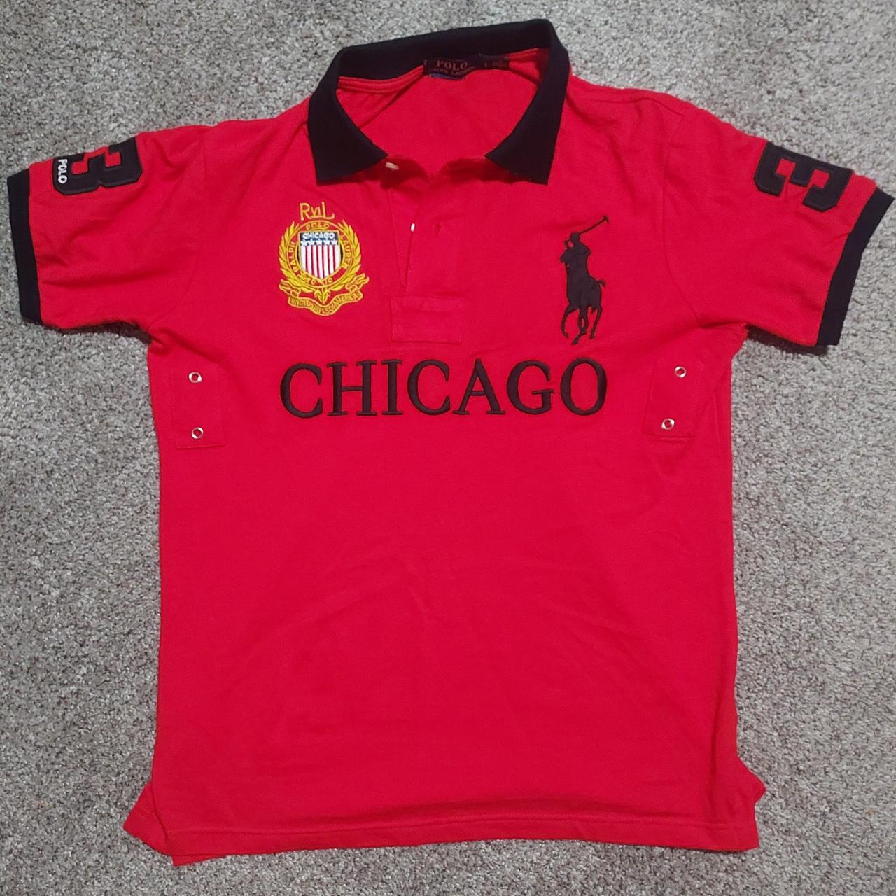 *REP* CHICAGO RALPH LAUREN POLO BIG PONY SIZE SAYS L... - Depop