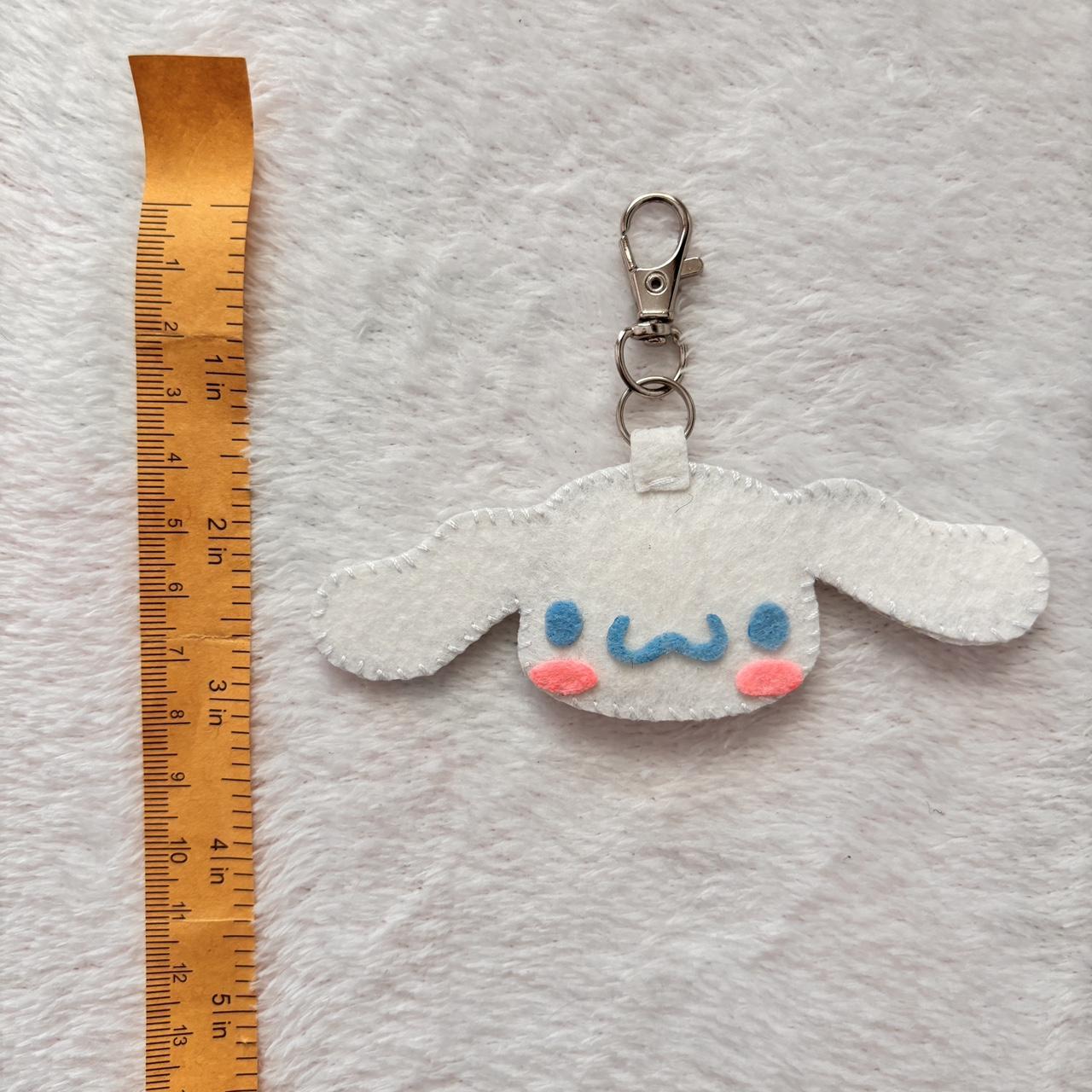 Cinnamoroll sanrio keychain. Handmade felt... | Depop