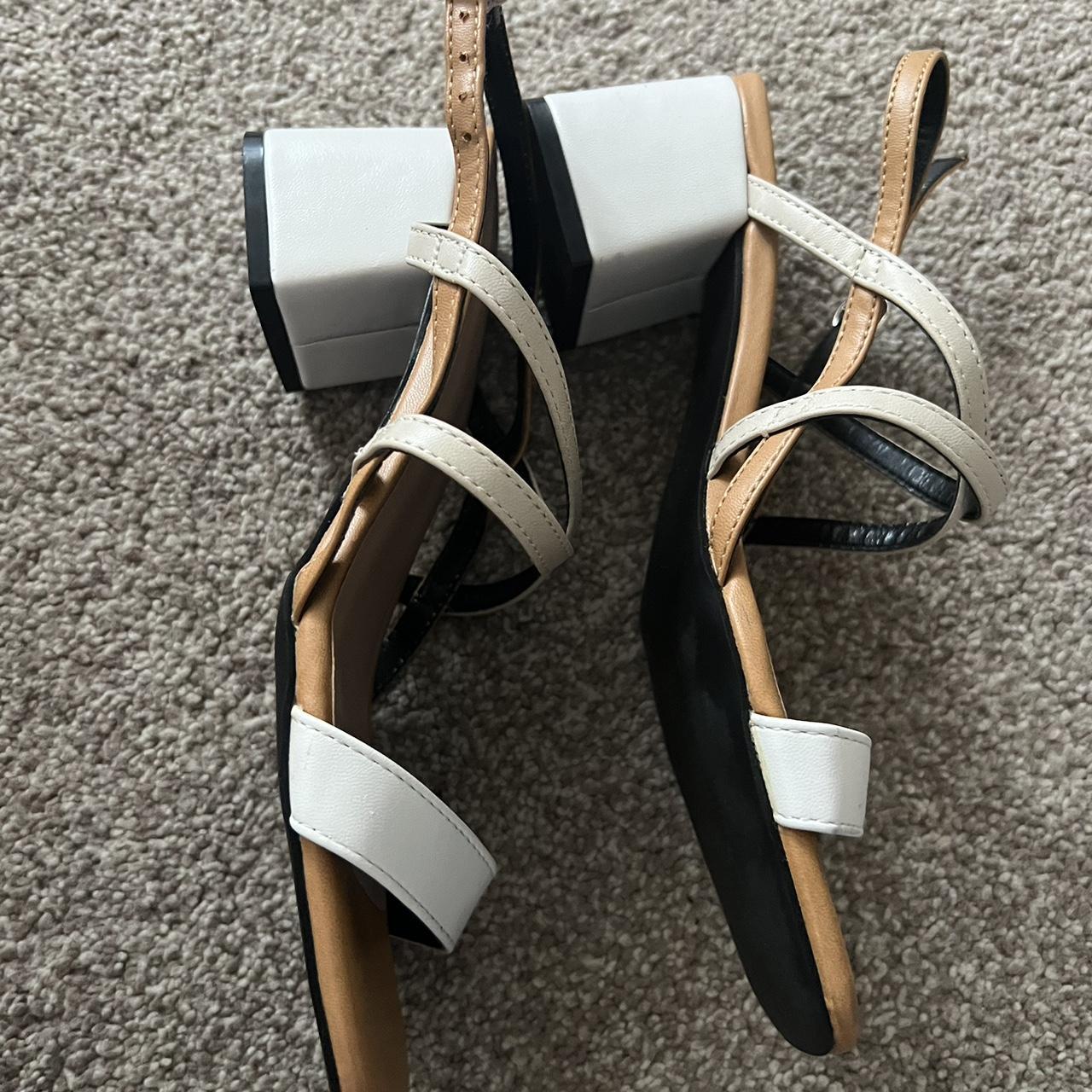 Dunnes Ankle Strap Heeled Sandals Size Uk 4 Hi and... - Depop