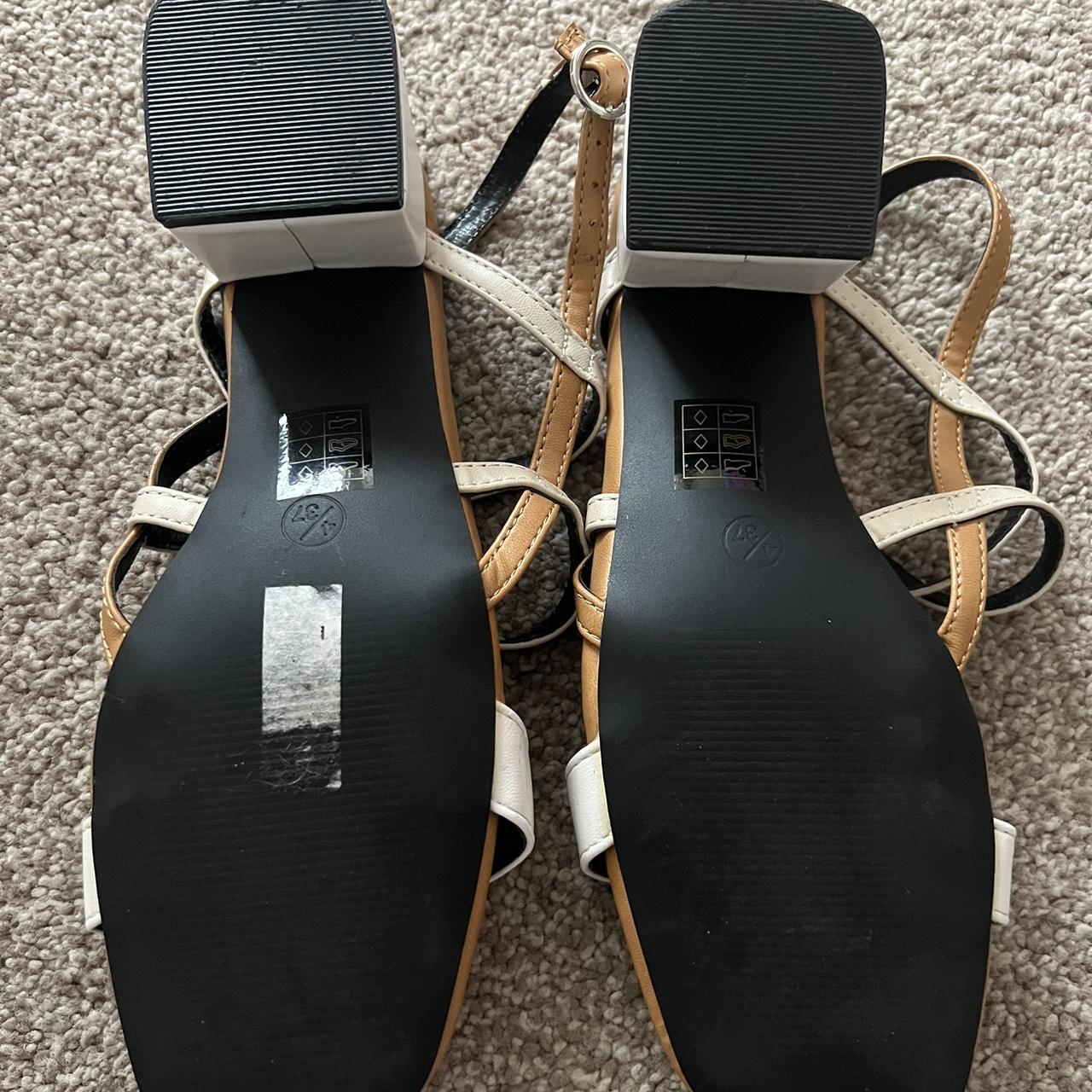 Dunnes Ankle Strap Heeled Sandals Size Uk 4 Hi and... - Depop