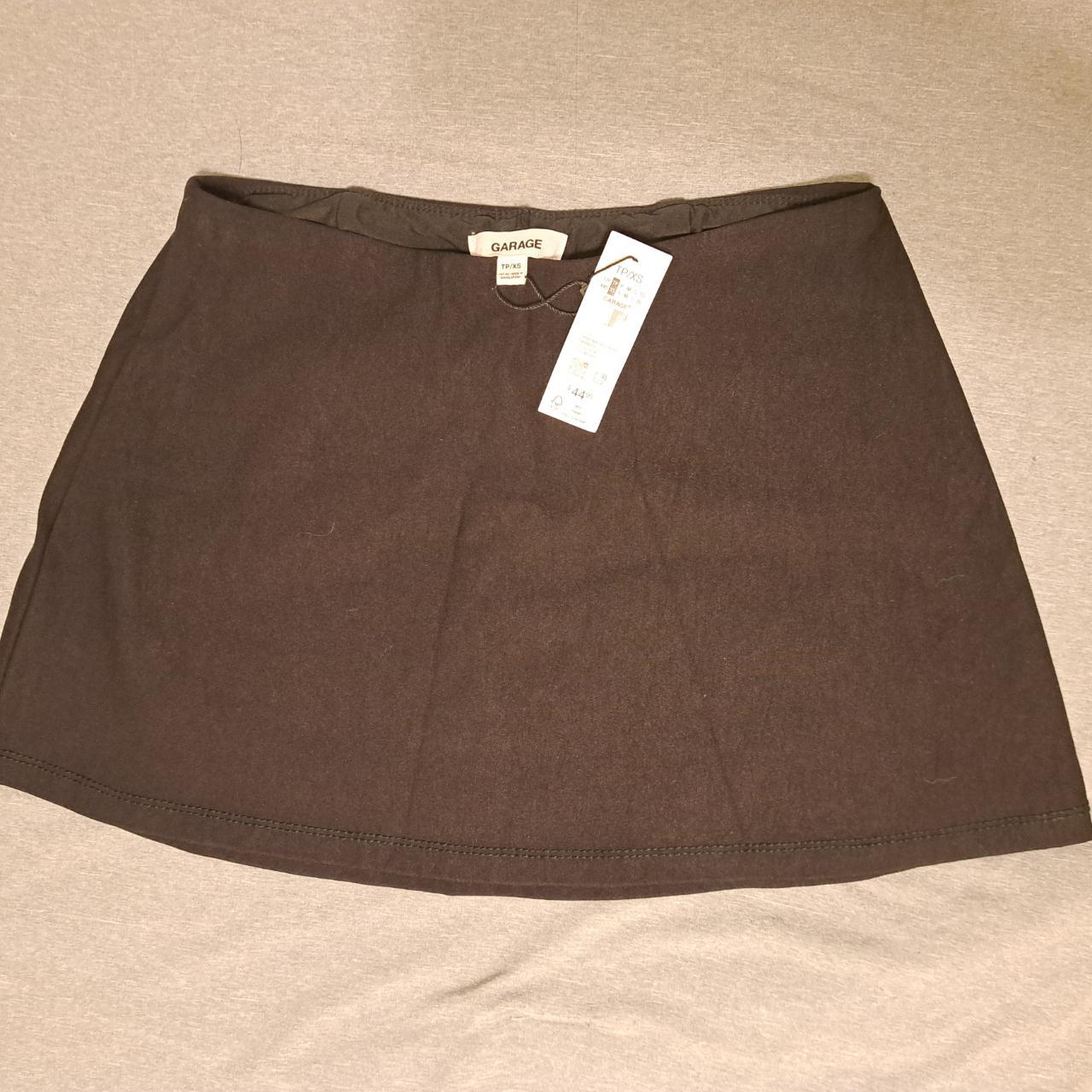 Black micro mini skirt / skort Garage brand XS NWT - Depop