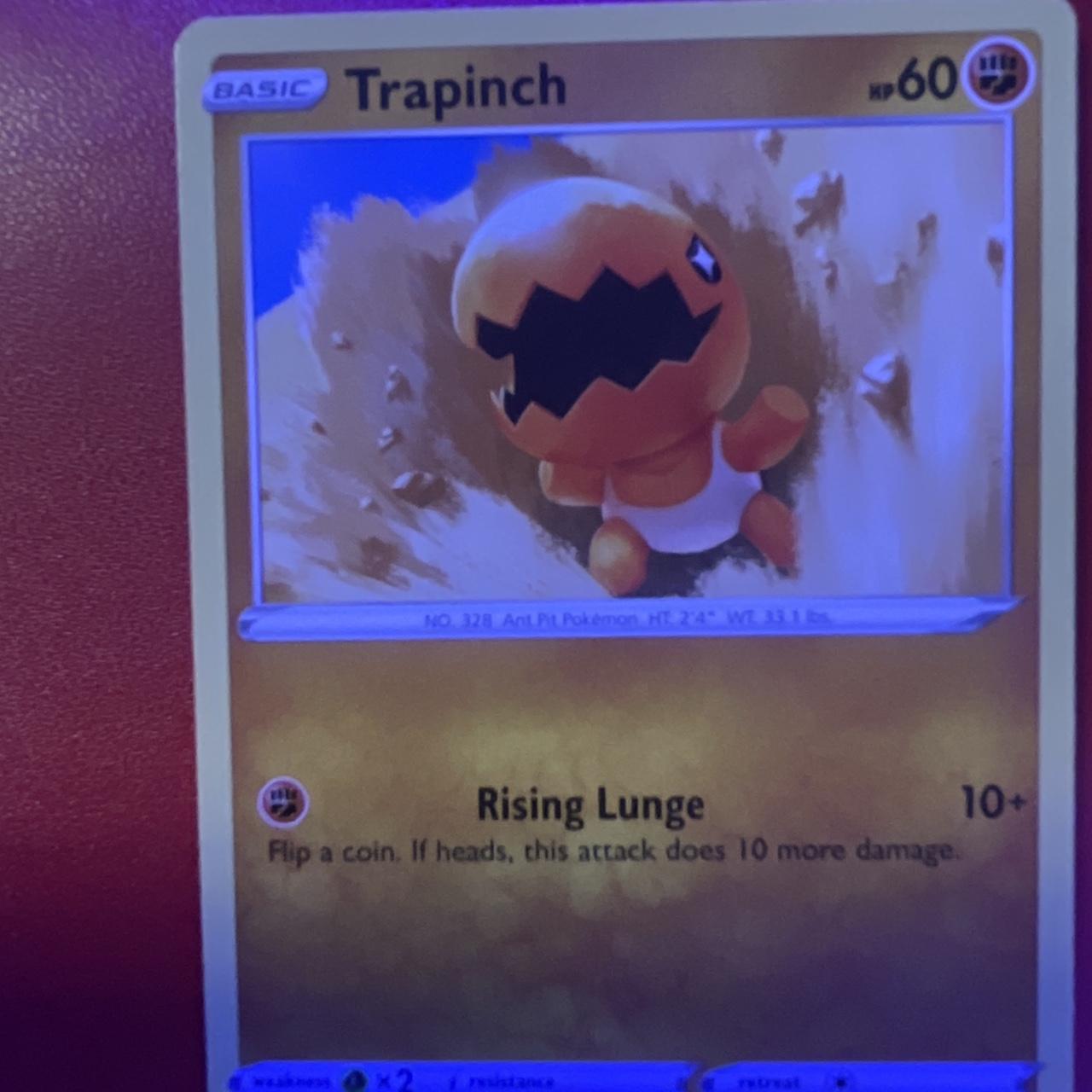 Trapinch Pokémon TCG card #PokemonTCG - Depop