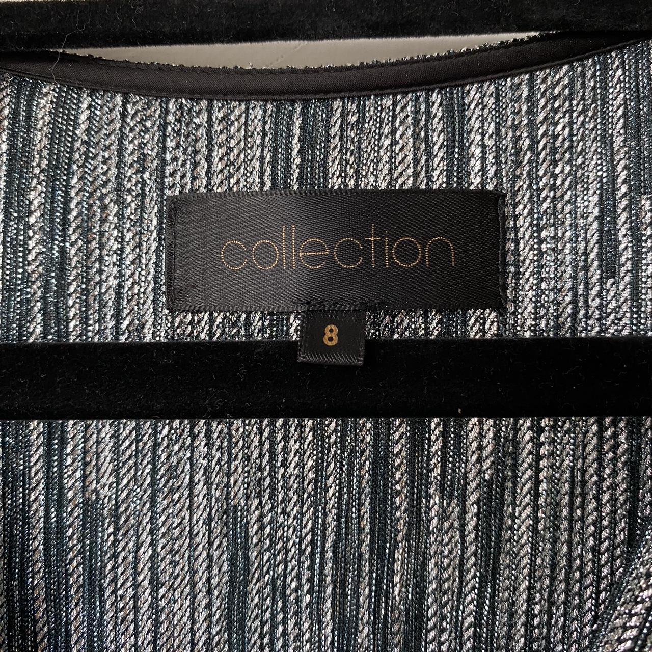 Myer Collection: metallic plisse belted maxi dress... - Depop