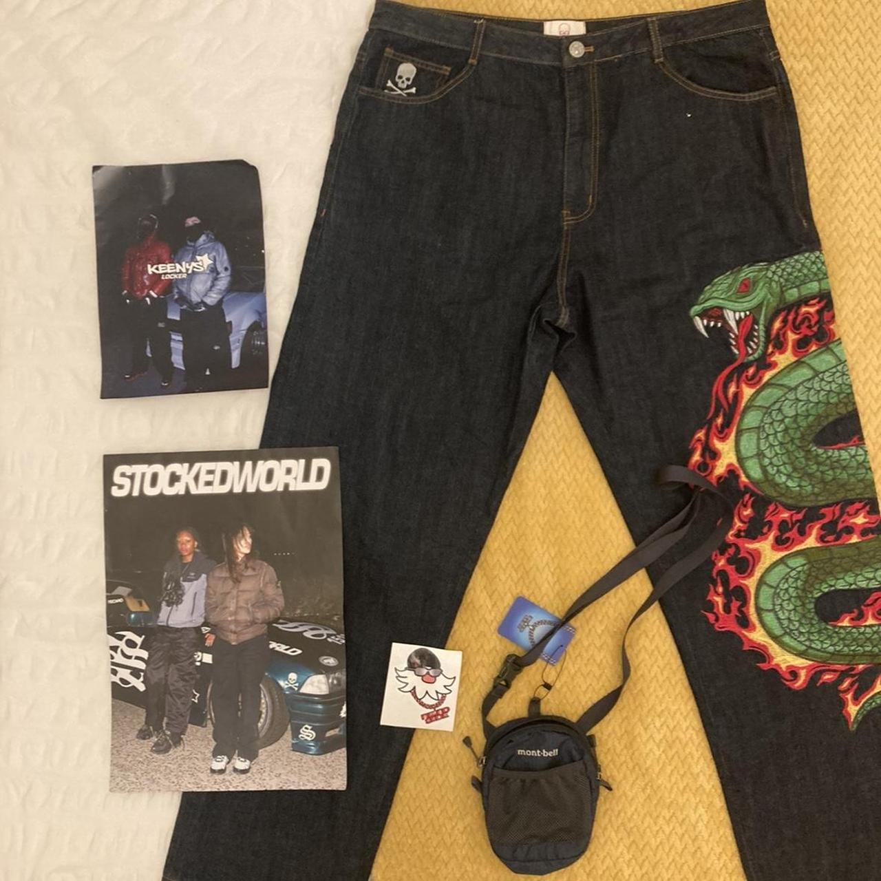 super rare by bounty jeans from stocked pop up sick... - Depop