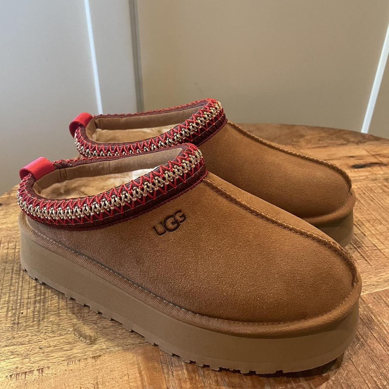 ugg platform tasman slippers, size 6 • brand new •... - Depop