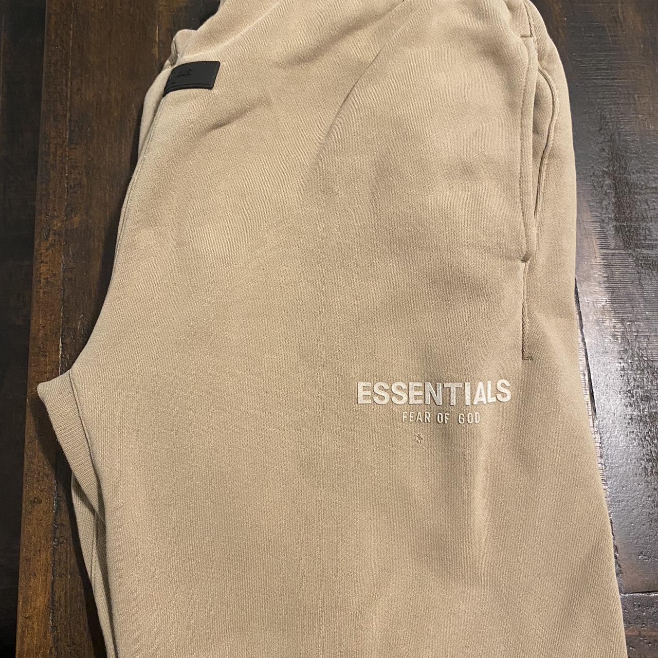 Essentials Fear of God sweat pants Sz M... - Depop
