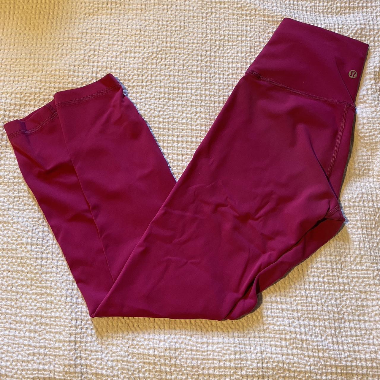 Lululemon Women's Pink Leggings | Depop
