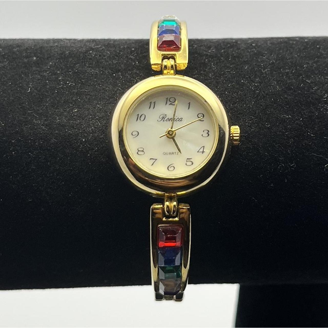 Vintage gold Ronica watch. Fully functional with... - Depop