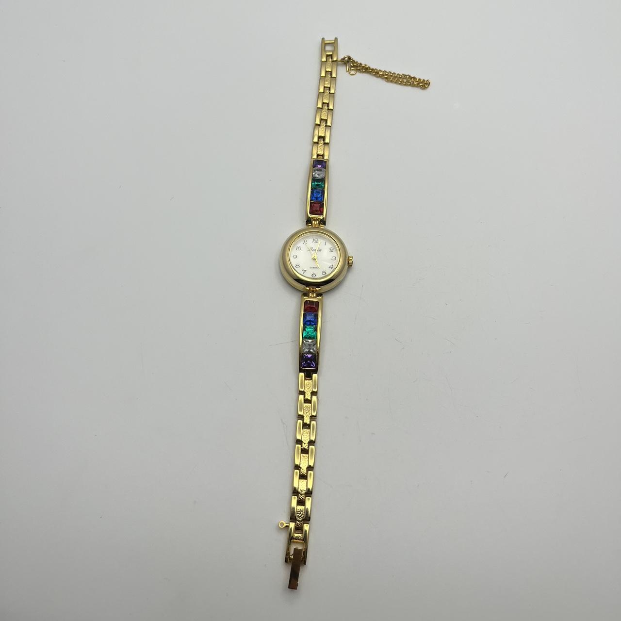 Vintage gold Ronica watch. Fully functional with... - Depop