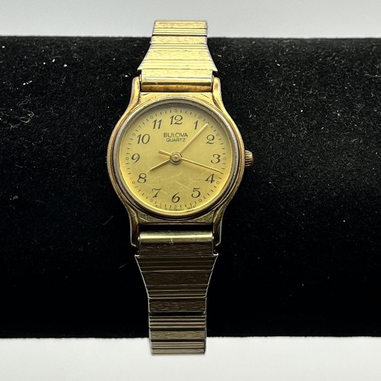 Gold Bulova watch. Fully functional with brand new... - Depop