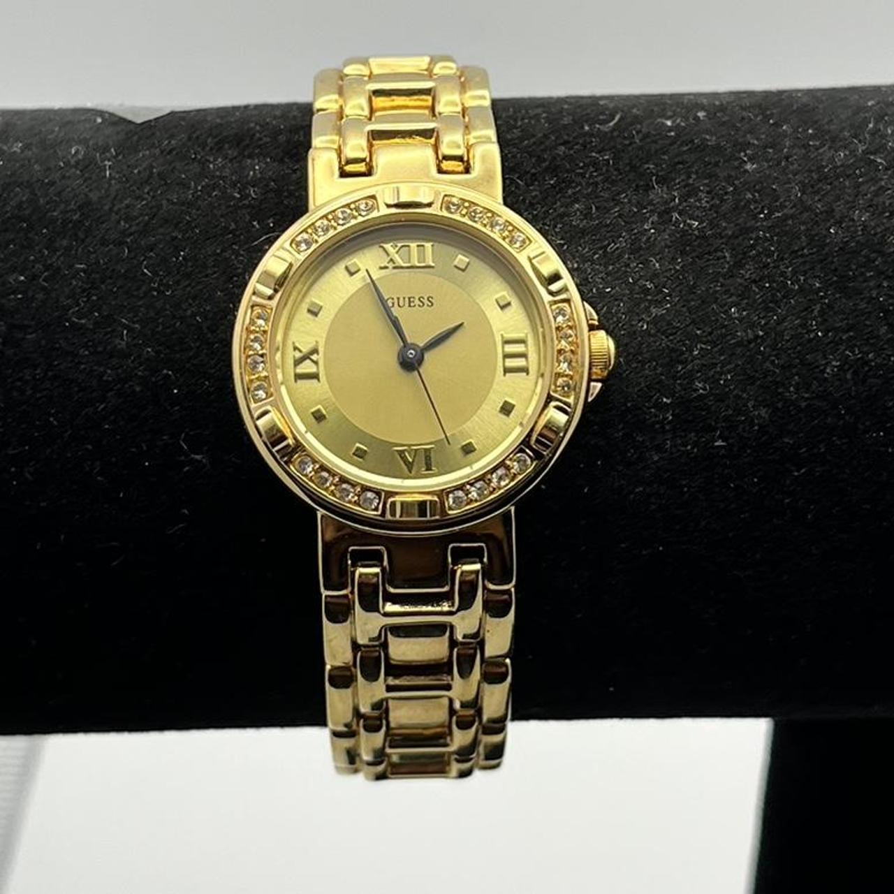 Gold Guess watch. Fully functional with brand new... - Depop