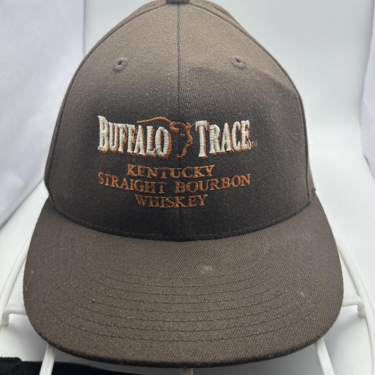 Buffalo Trace hat. This brown cap is fitted for 7... - Depop