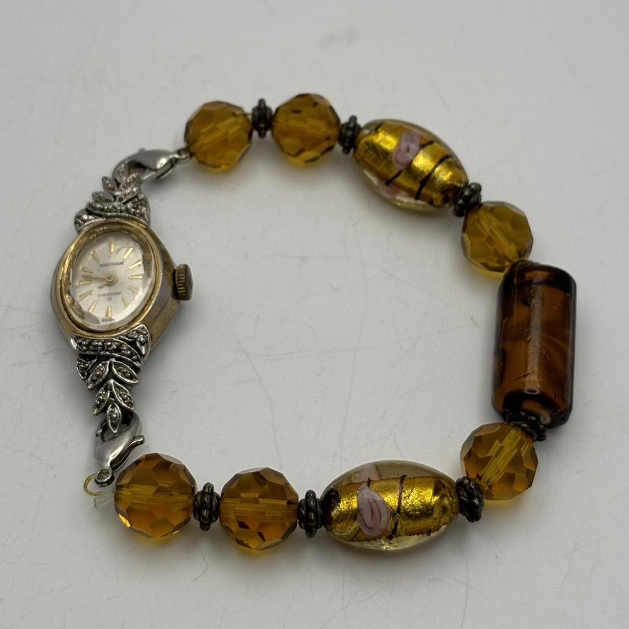 Vintage crystal watch. Fully functional manual wind... - Depop