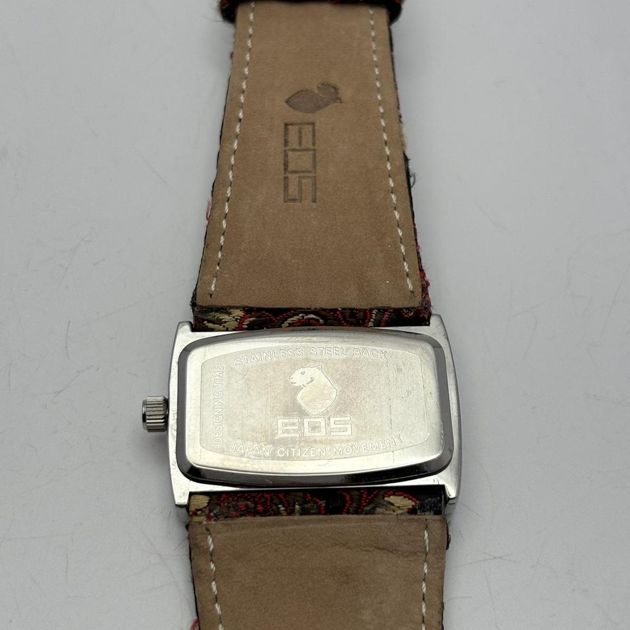 Silver & red men’s watch. Fully functional with... - Depop