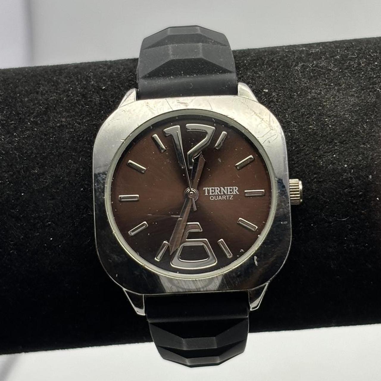 Silver & brown watch. Fully functional with brand... - Depop