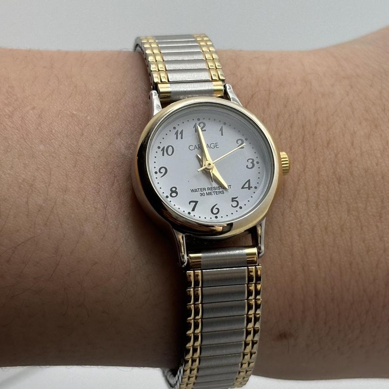 Vintage gold & silver Carriage Watch. Fully... - Depop
