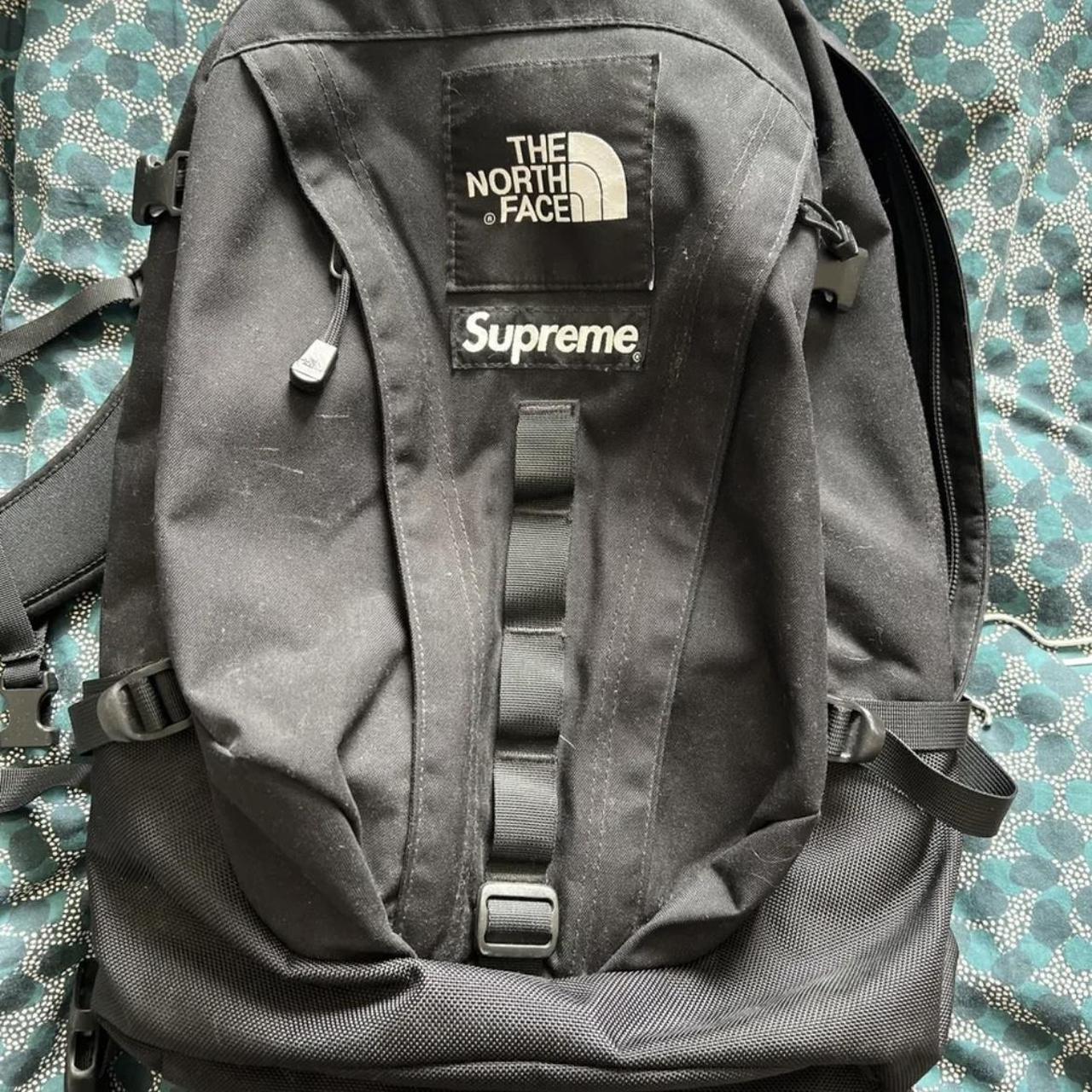 Supreme x the north face expedition tnf backpack... - Depop
