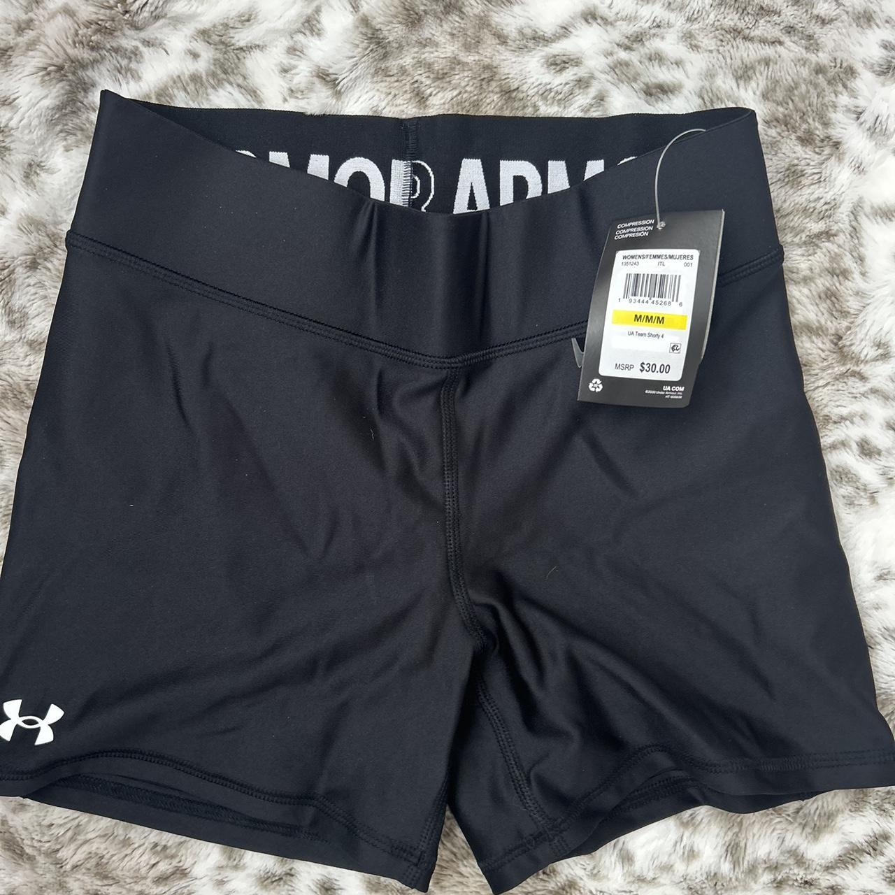 NWT under armor black workout shorts size medium... | Depop