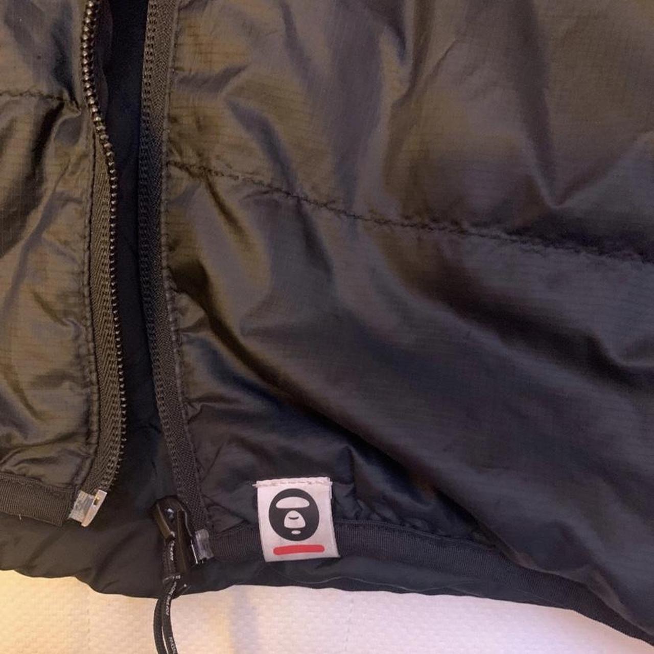 black AAPE (a bathing ape) coat jacket small like... - Depop