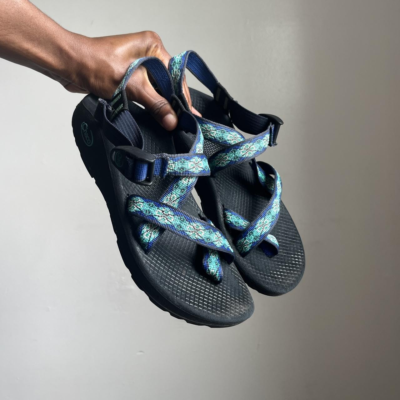 Chaco women’s sandals single strap boho pattern... - Depop