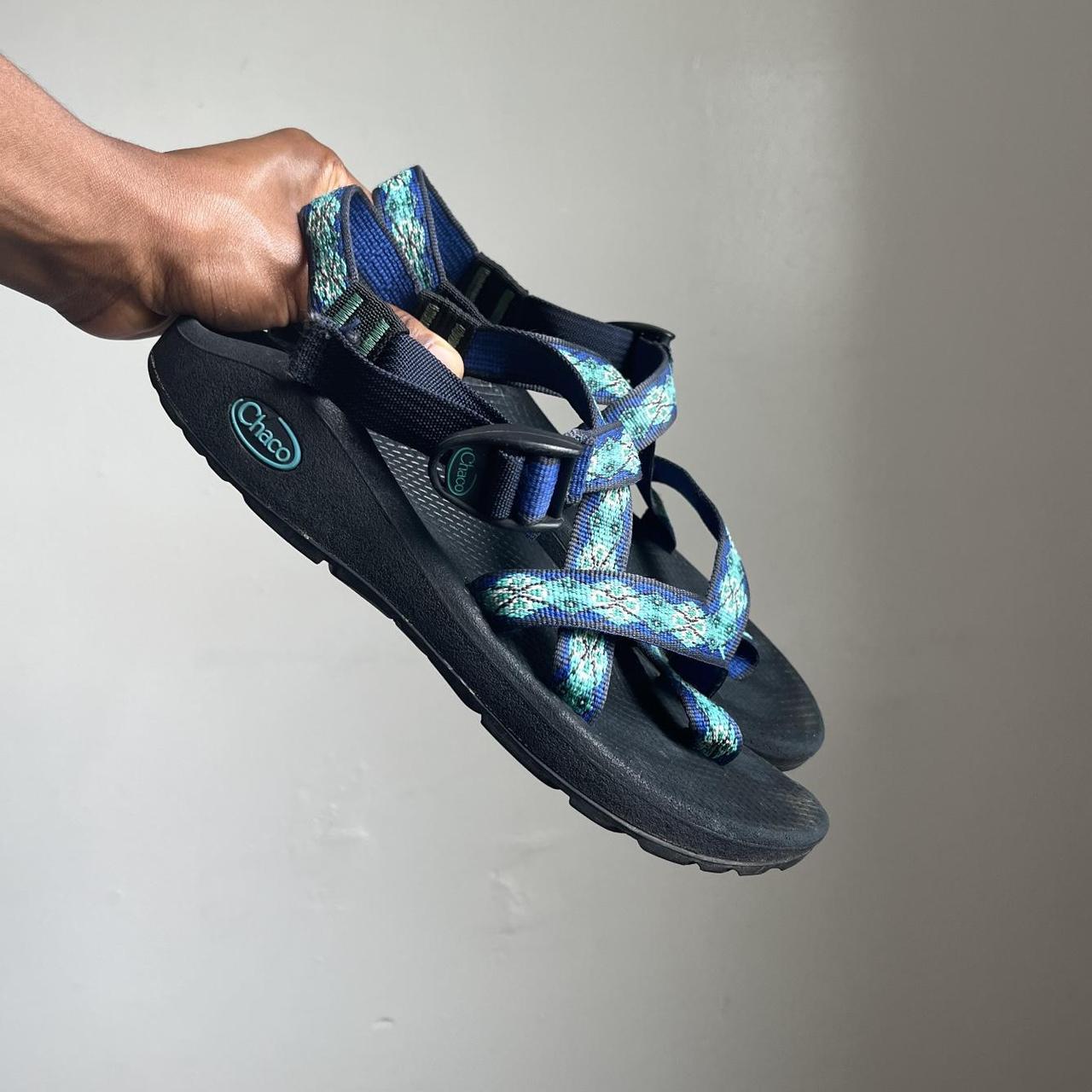 Chaco women’s sandals single strap boho pattern... - Depop