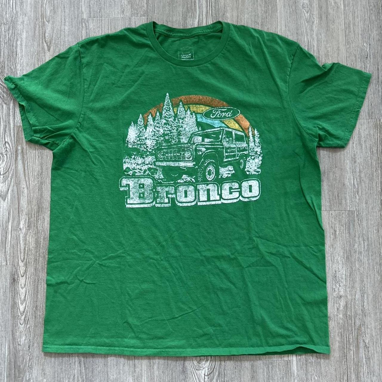 green ford bronco tee - Depop