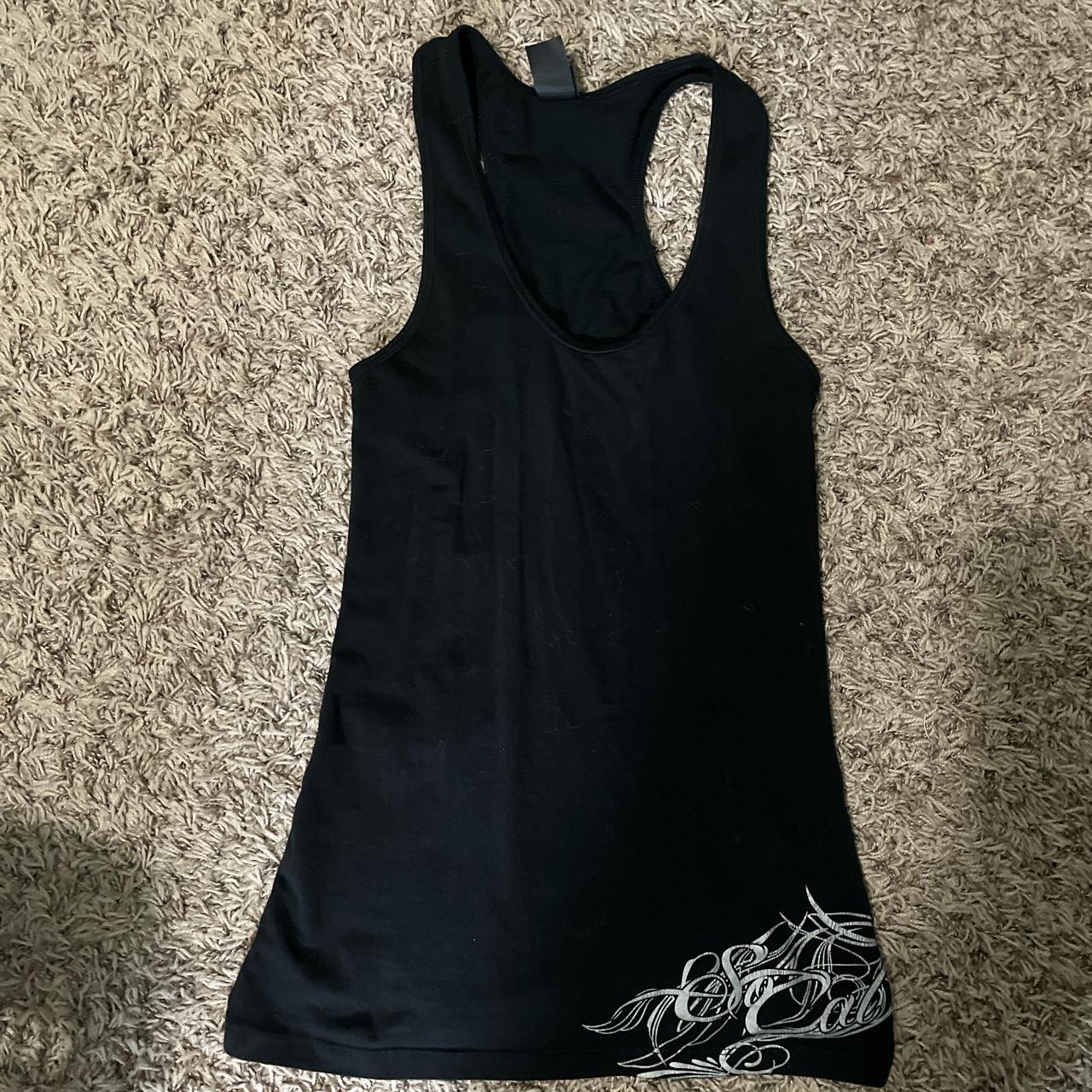 Y2K so cal angel wings tank top i thrifted this so... - Depop