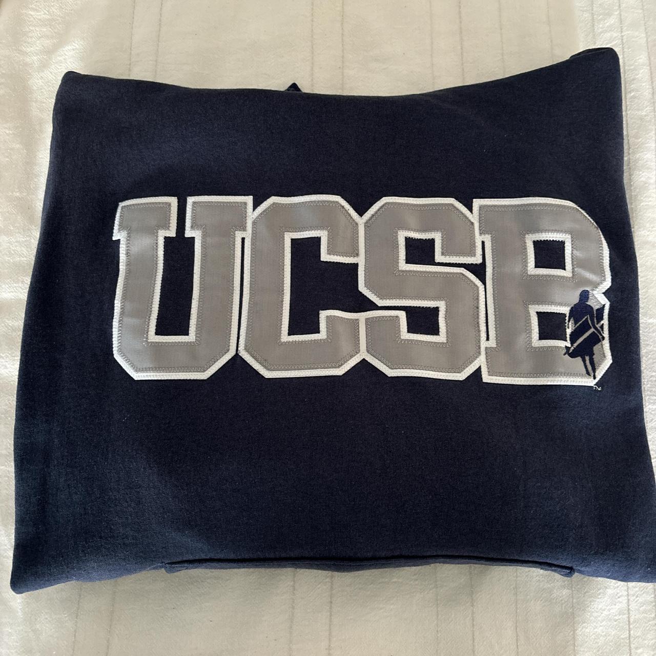 UCSB Hoodie; small stain on hoodie pocket - Depop