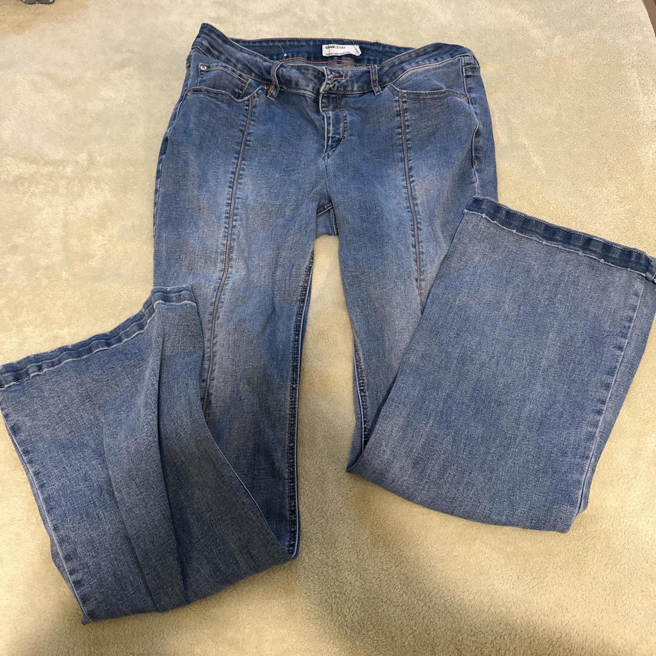 Garage Low rise bootcut/flare jeans - Depop