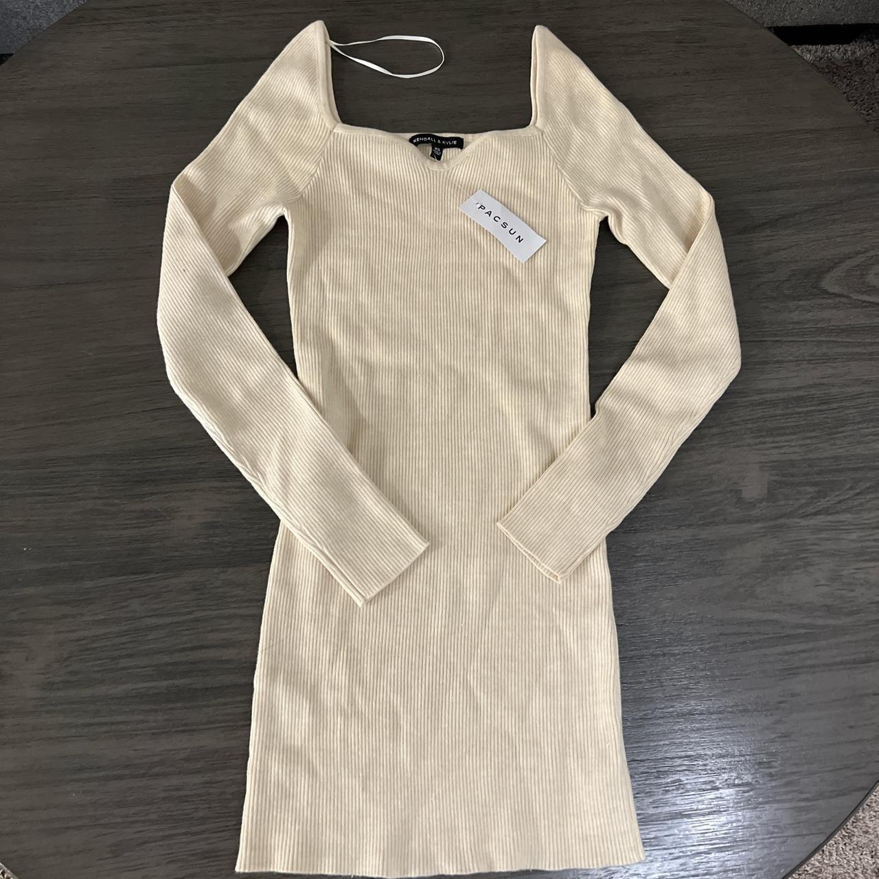 PACSUN LONG SLEEVE DRESS kendall and kylie never... - Depop