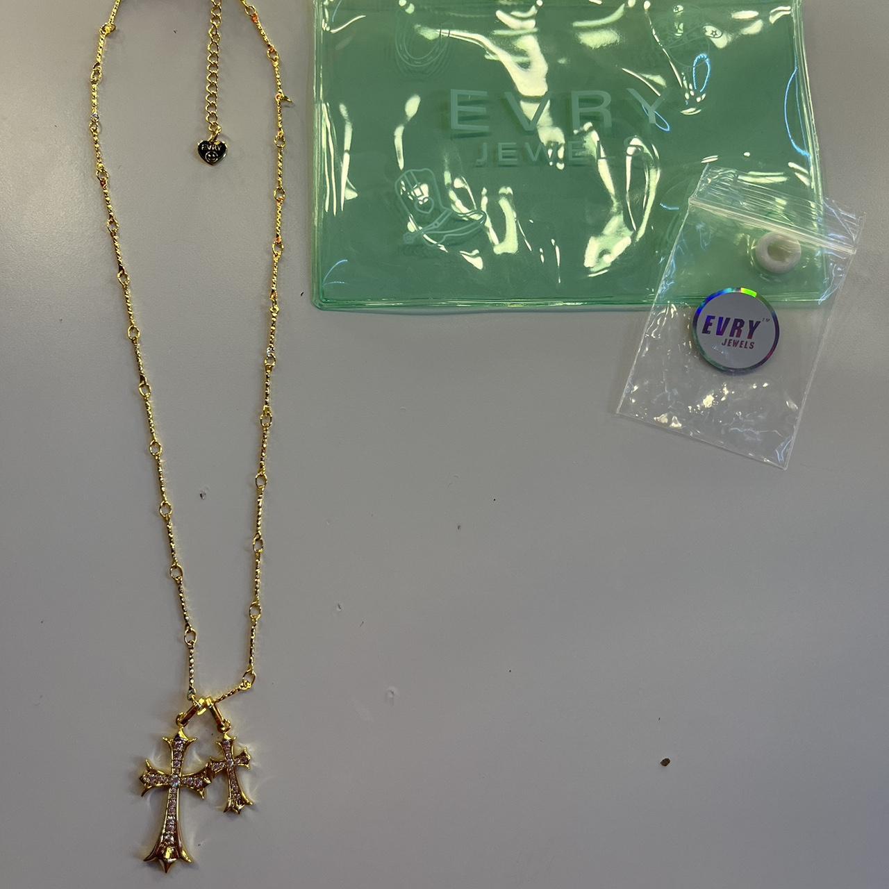 Every Jewels double cross necklace, brand new and... - Depop