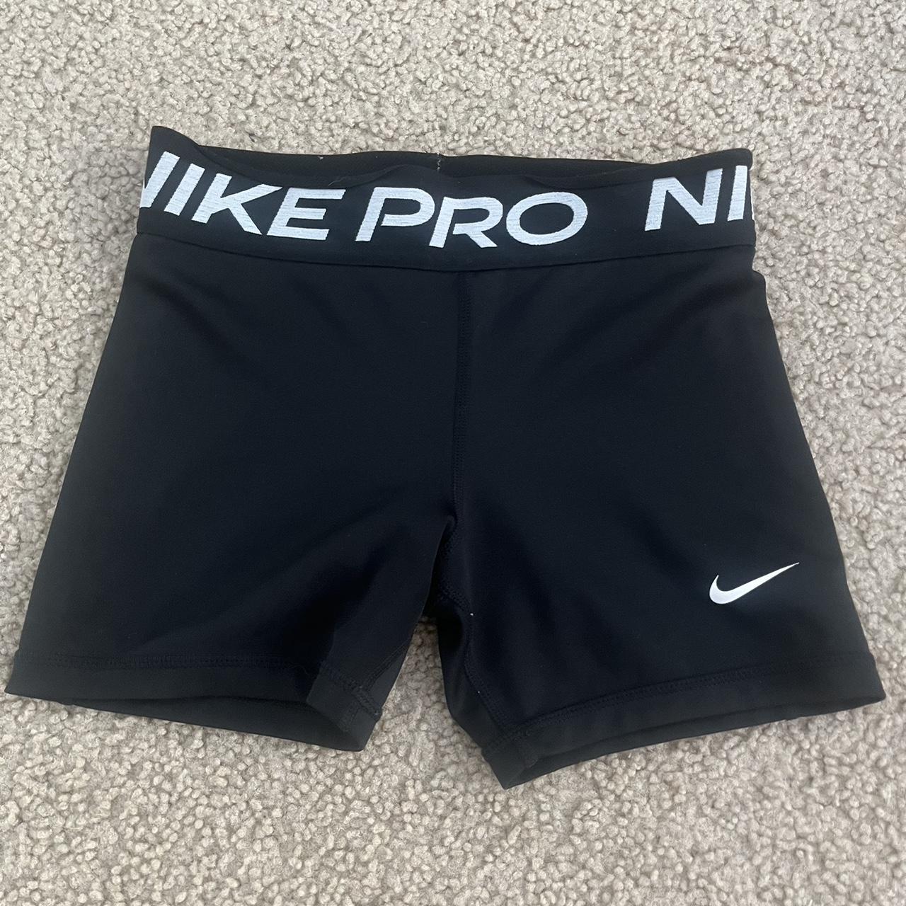 Kids Nike Pros in Black!! Size medium kids!! | Depop