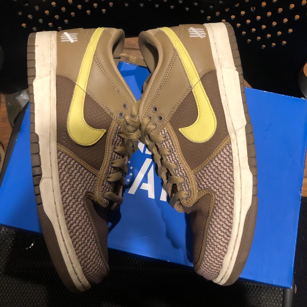 Undefeated X Nike Dunk Low, worn a couple times,... - Depop