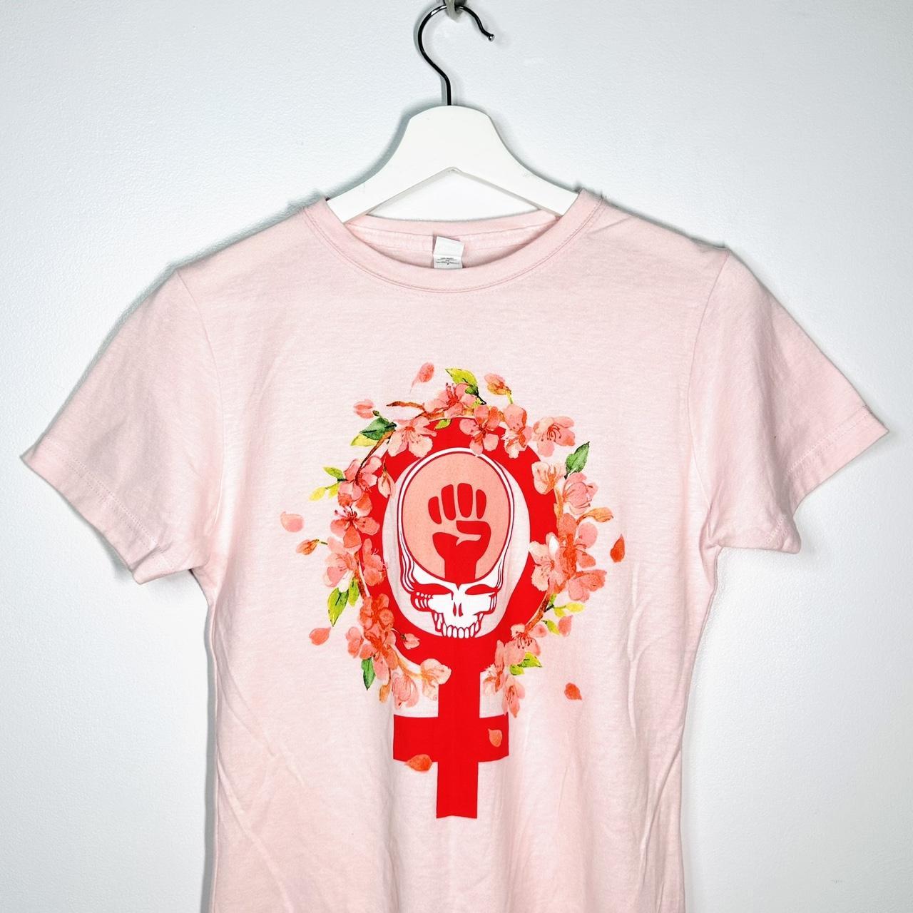 Grateful Dead “Save Our Rights” pink t-shirt.... | Depop