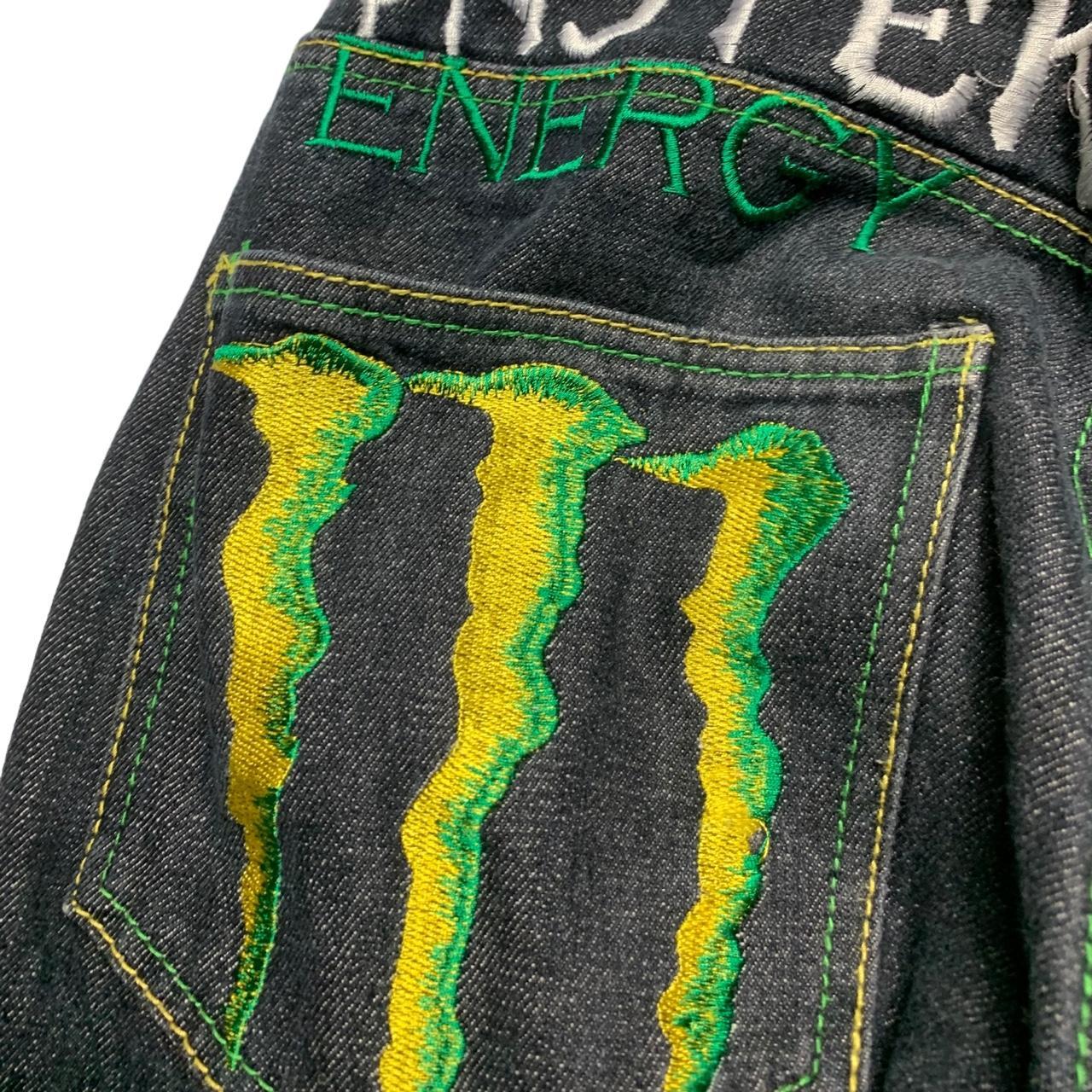RARE Monster Energy Jeans Early 2000s Official... - Depop