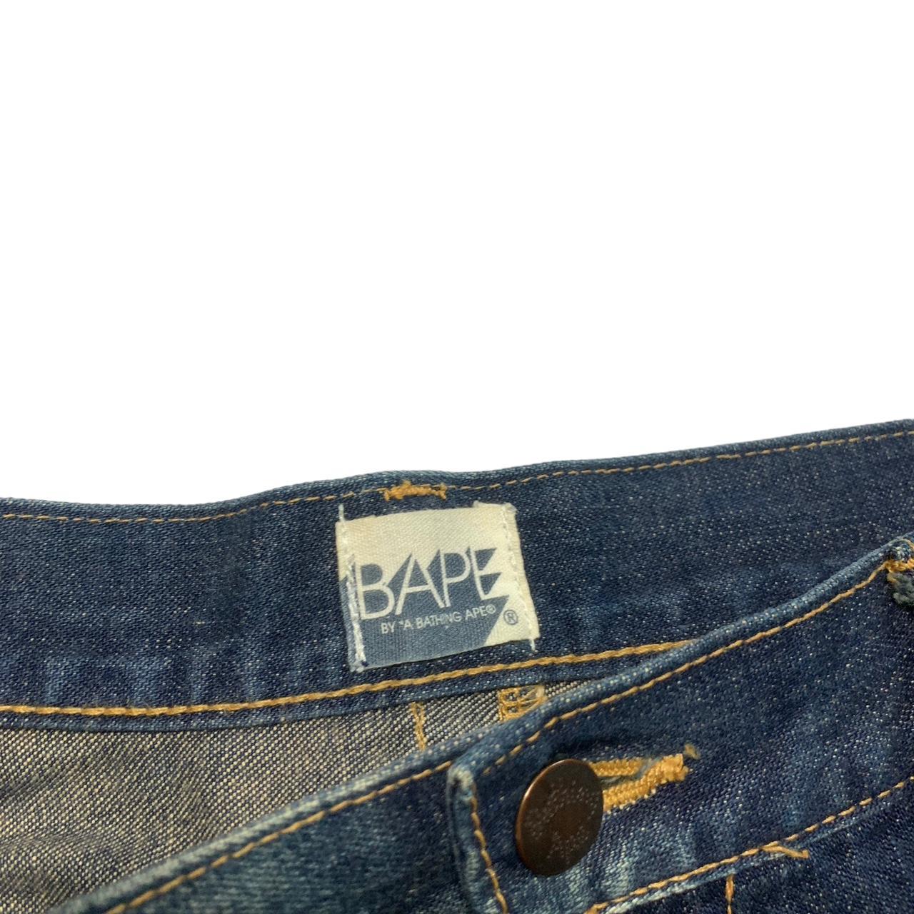 Bape Jeans Bapesta / Twinsta design , rare japanese... - Depop