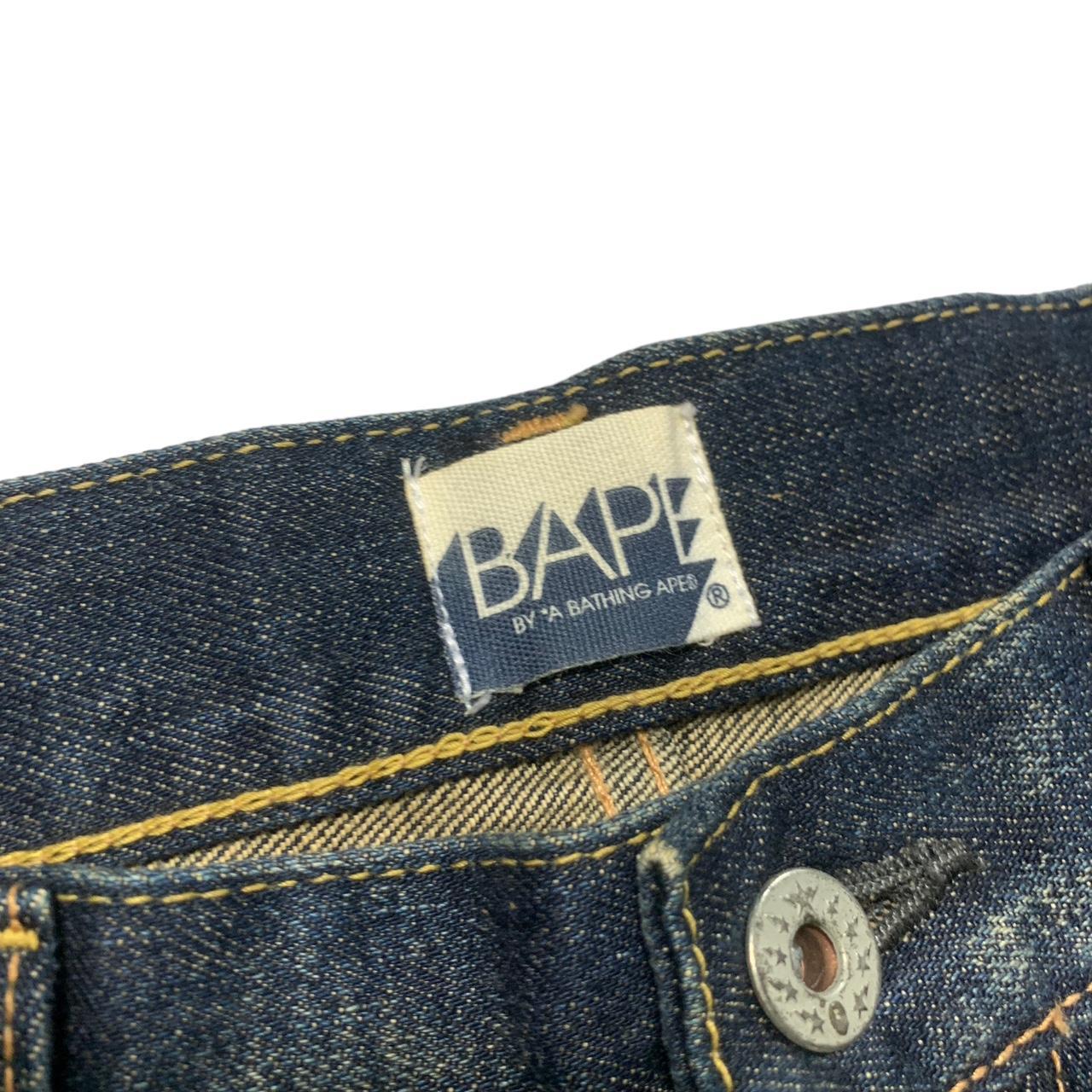 Bape Jeans Rare bapesta / twinsta design , sick... - Depop