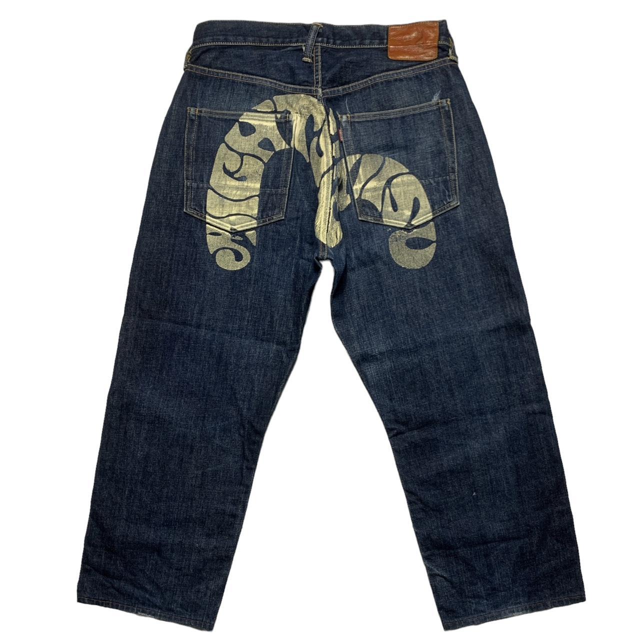 Evisu Jeans Rare baggy denim , mighty evisu daicock... - Depop