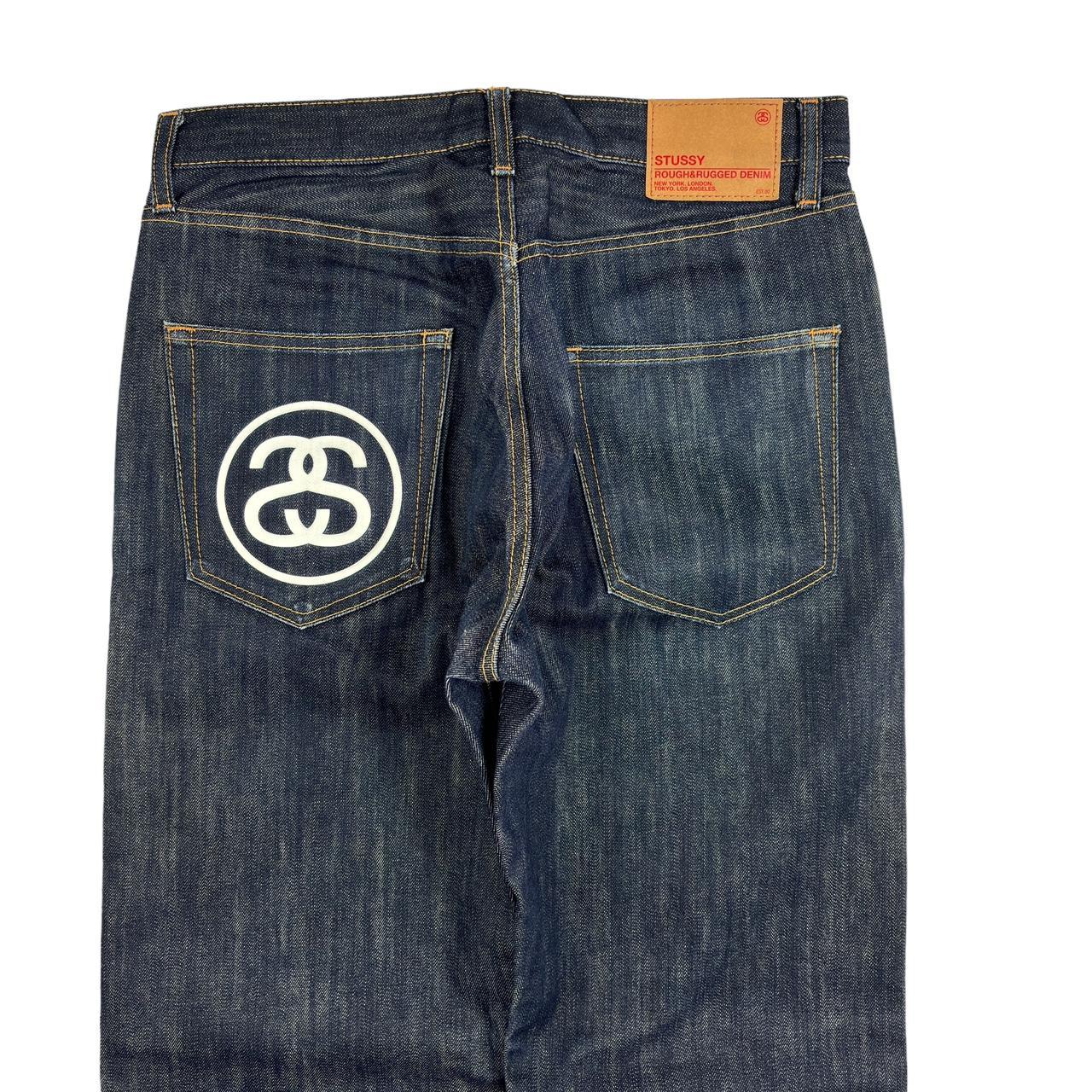 Stussy Jeans Rare baggy denim Waist 32 Inside leg... - Depop
